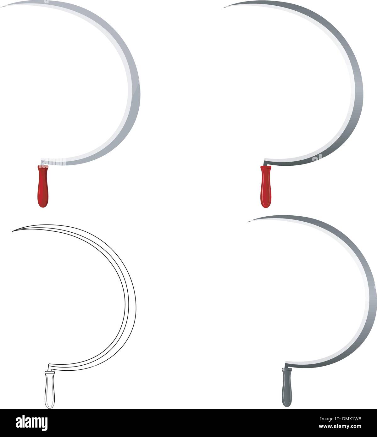 Vector illustration of sickle Stock Vector Image & Art - Alamy