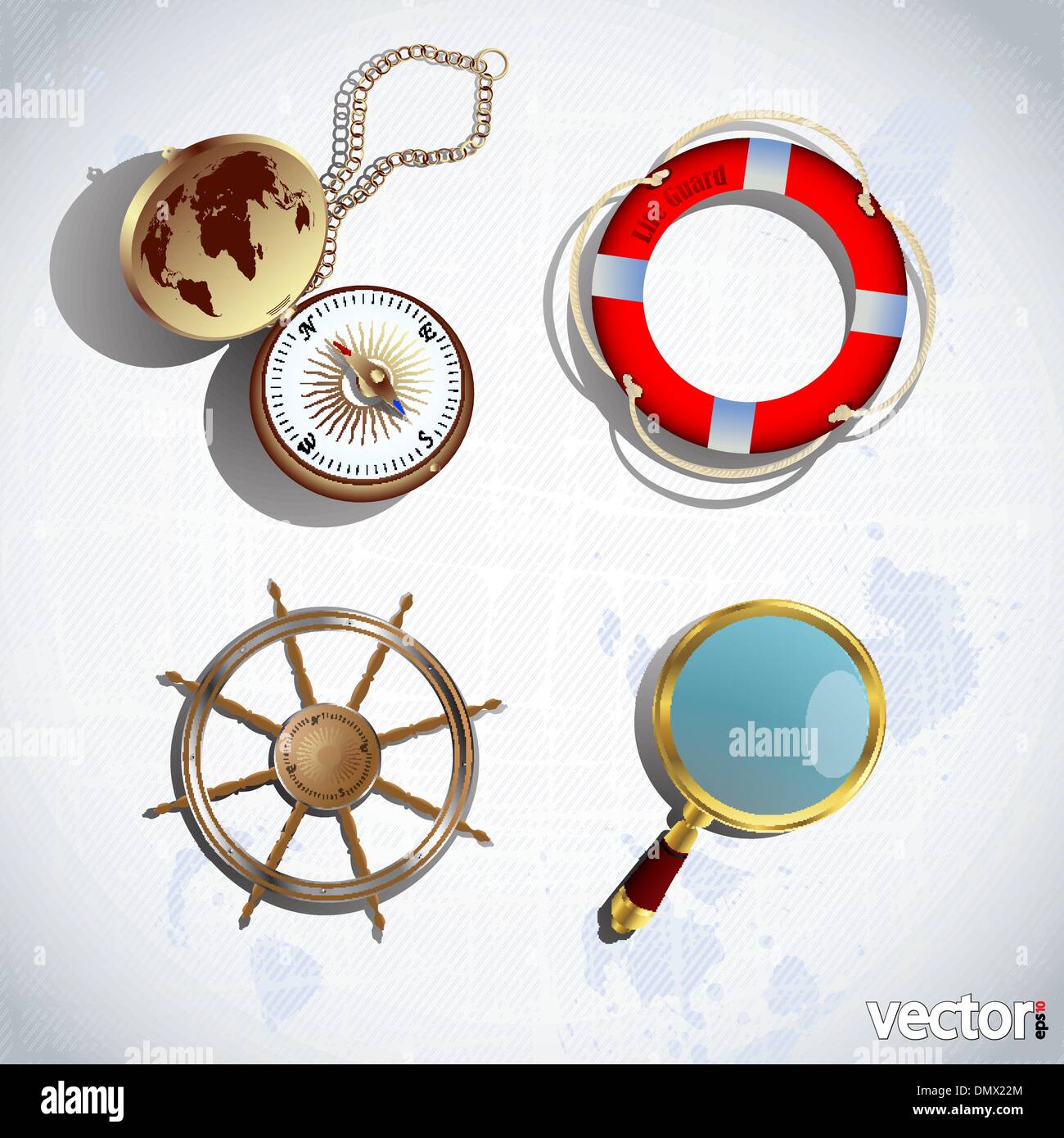 3D sailing icons Stock Vector Image & Art - Alamy