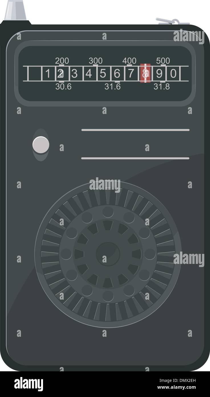 Portable Radios Stock Vector Images - Alamy