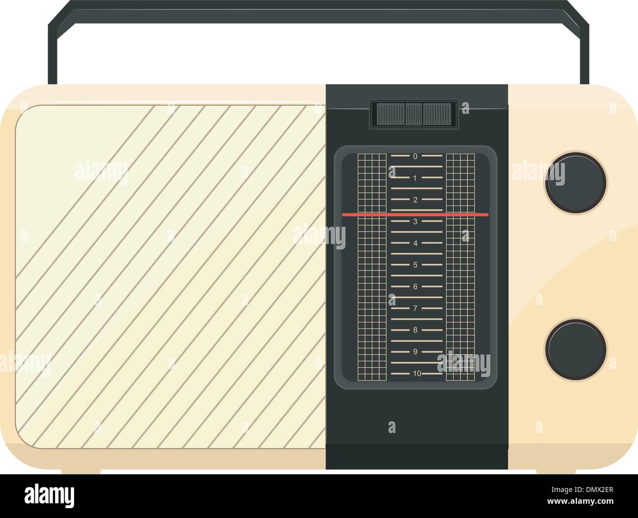 Vector illustration of a portable radio Stock Vector Image & Art - Alamy