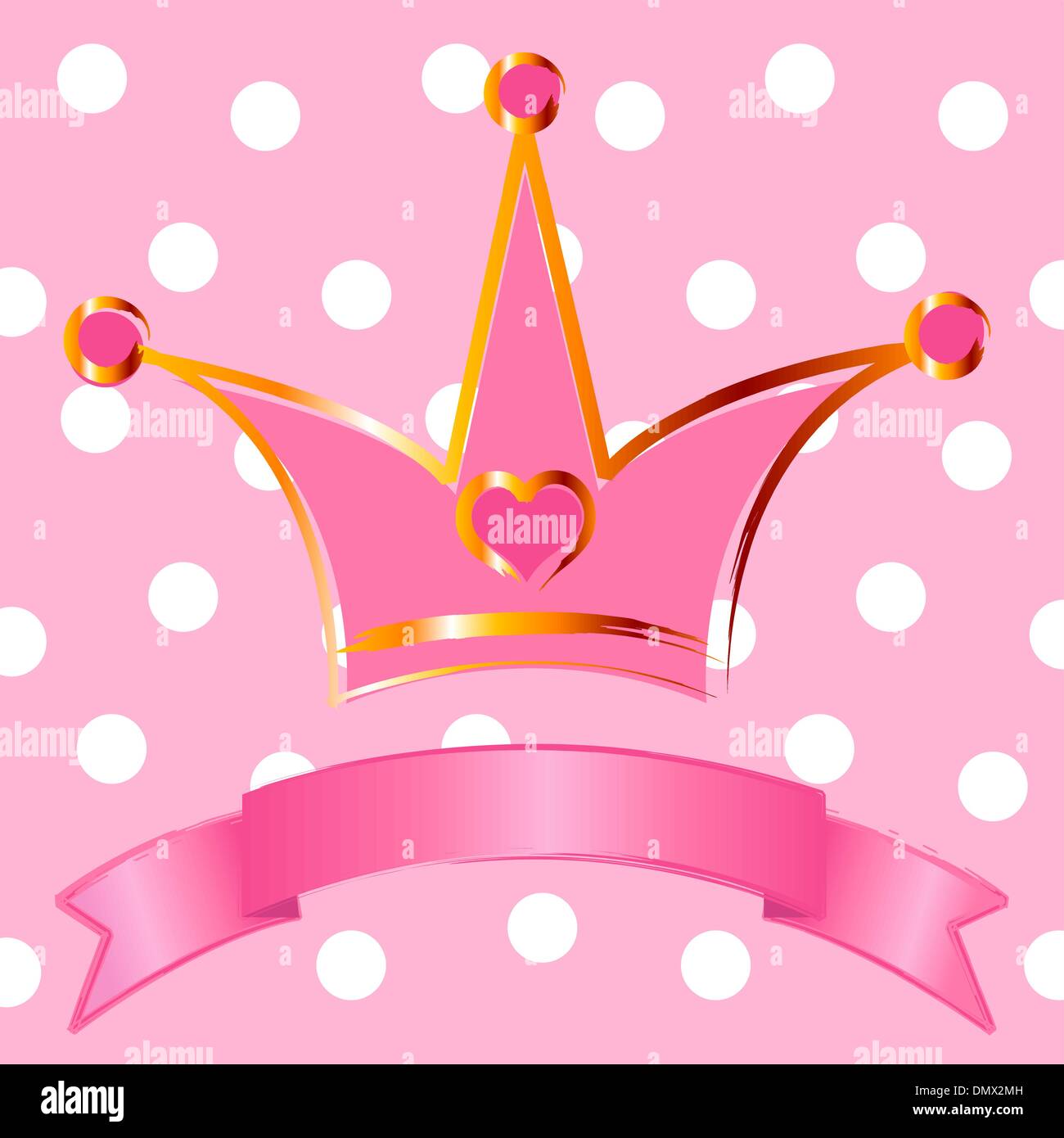Light pink crown Stock Vector Images - Alamy