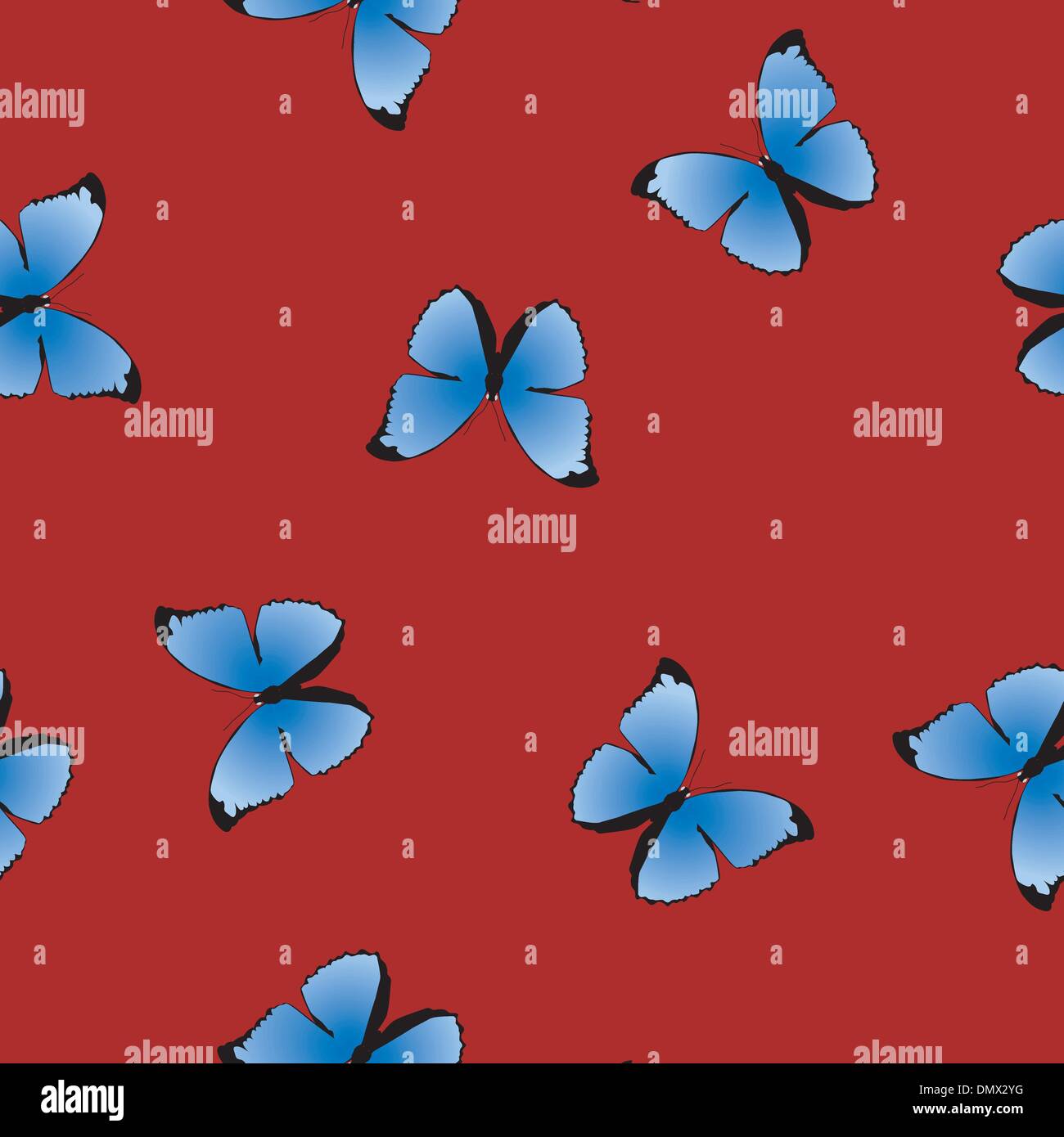 seamless texture with a blue butterfly Stock Vector Image & Art - Alamy