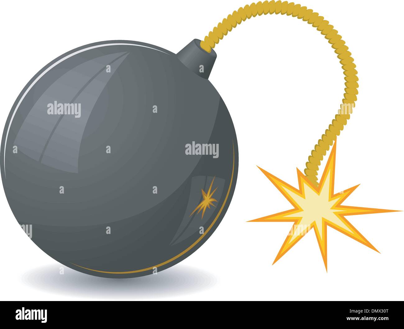 Lit fuse illustration Stock Vector Images - Alamy