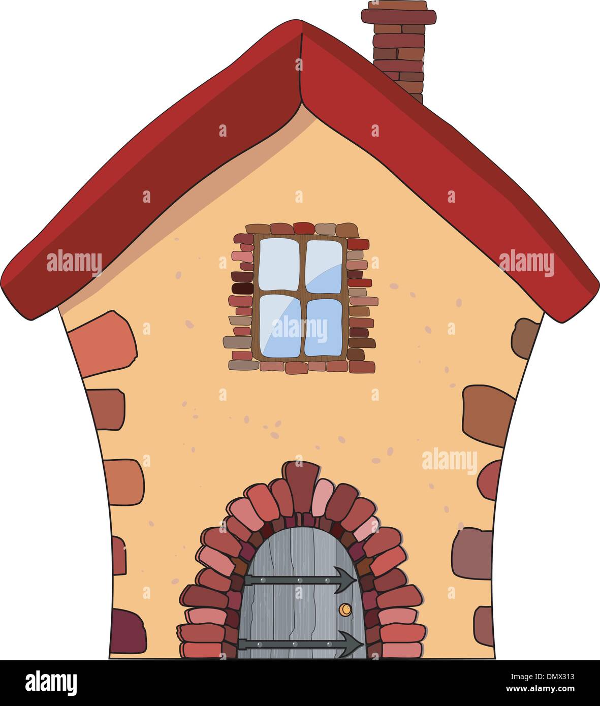 Tree on stone wall Stock Vector Images - Alamy