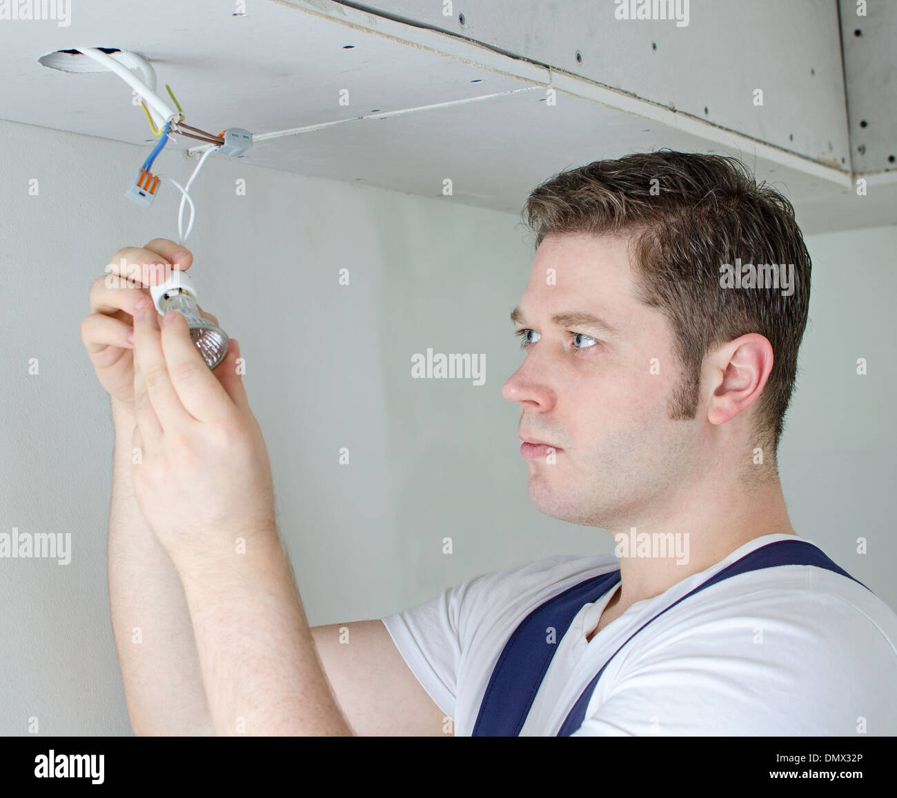 Installing socket hi-res stock photography and images - Alamy
