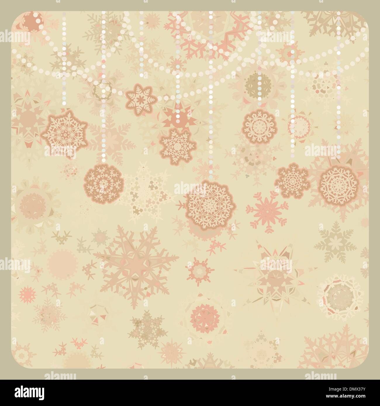 Colorful retro snowflake pattern. EPS 8 Stock Vector Image & Art - Alamy
