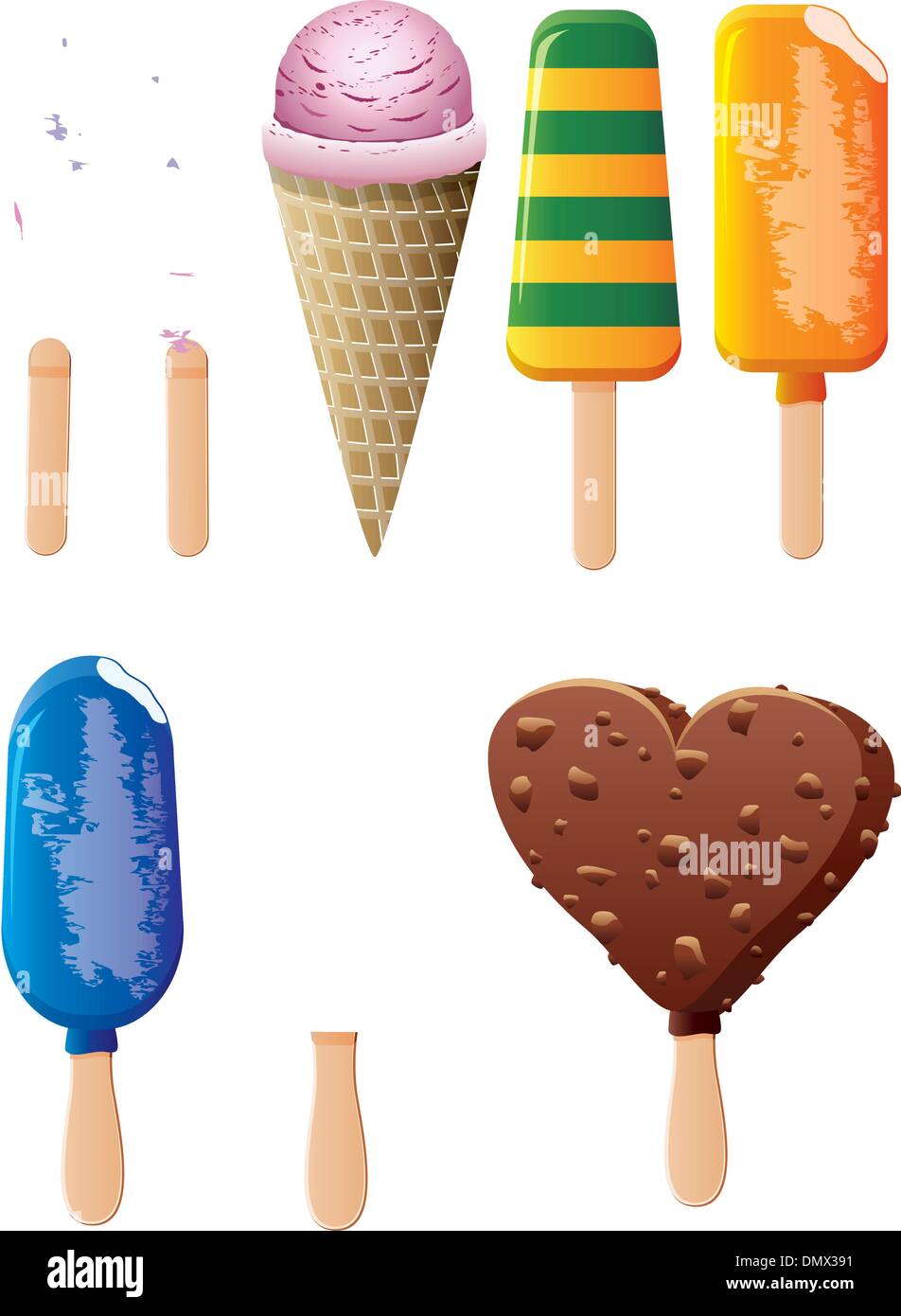 Purple heart chocolate Stock Vector Images - Alamy