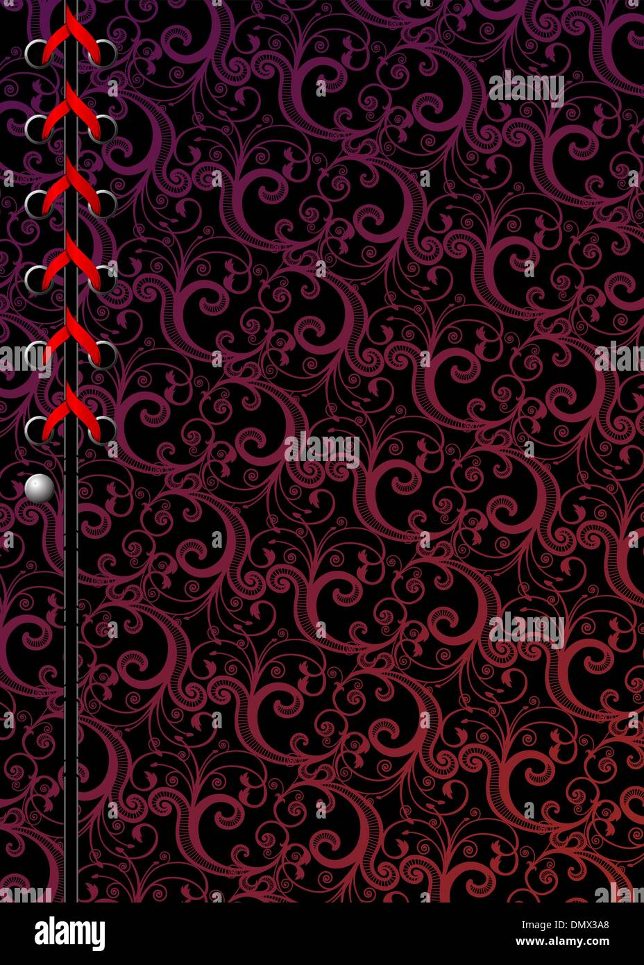 Vector laced floral wallpaper with copy-space Stock Vector Image & Art ...