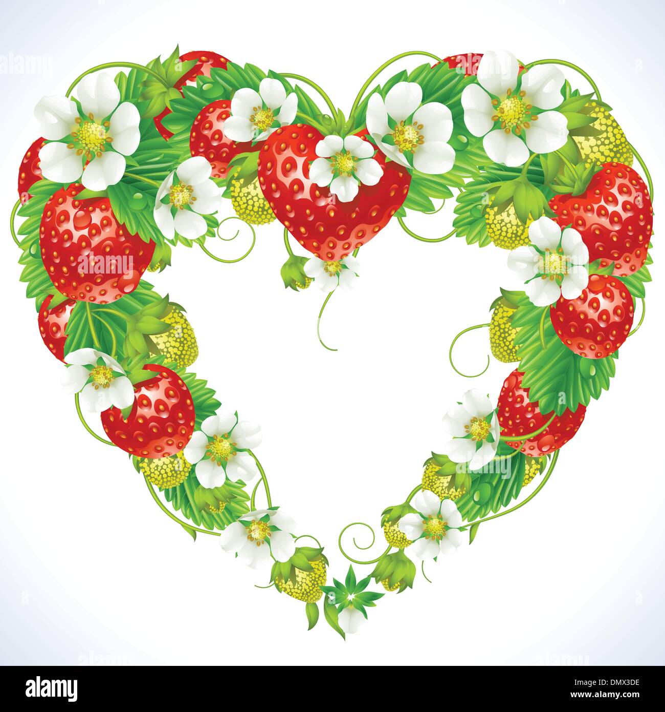 Close up white heart Stock Vector Images - Alamy