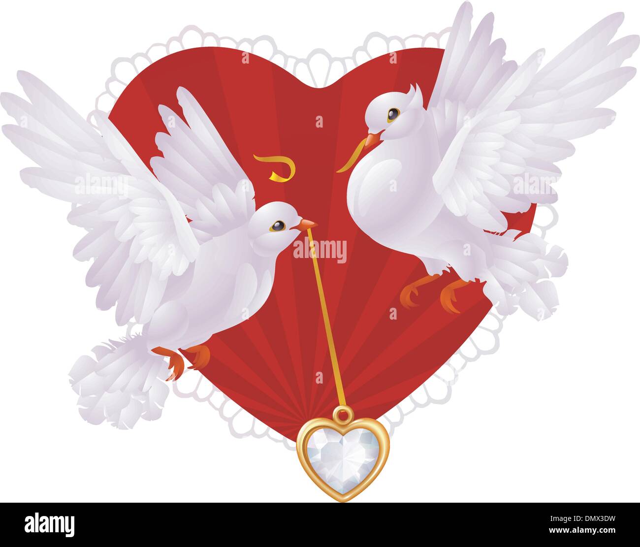 Golden pigeon Stock Vector Images - Alamy