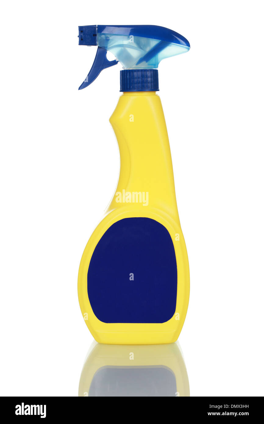 Detergent spray bottle with copy space for your own text Stock Photo ...