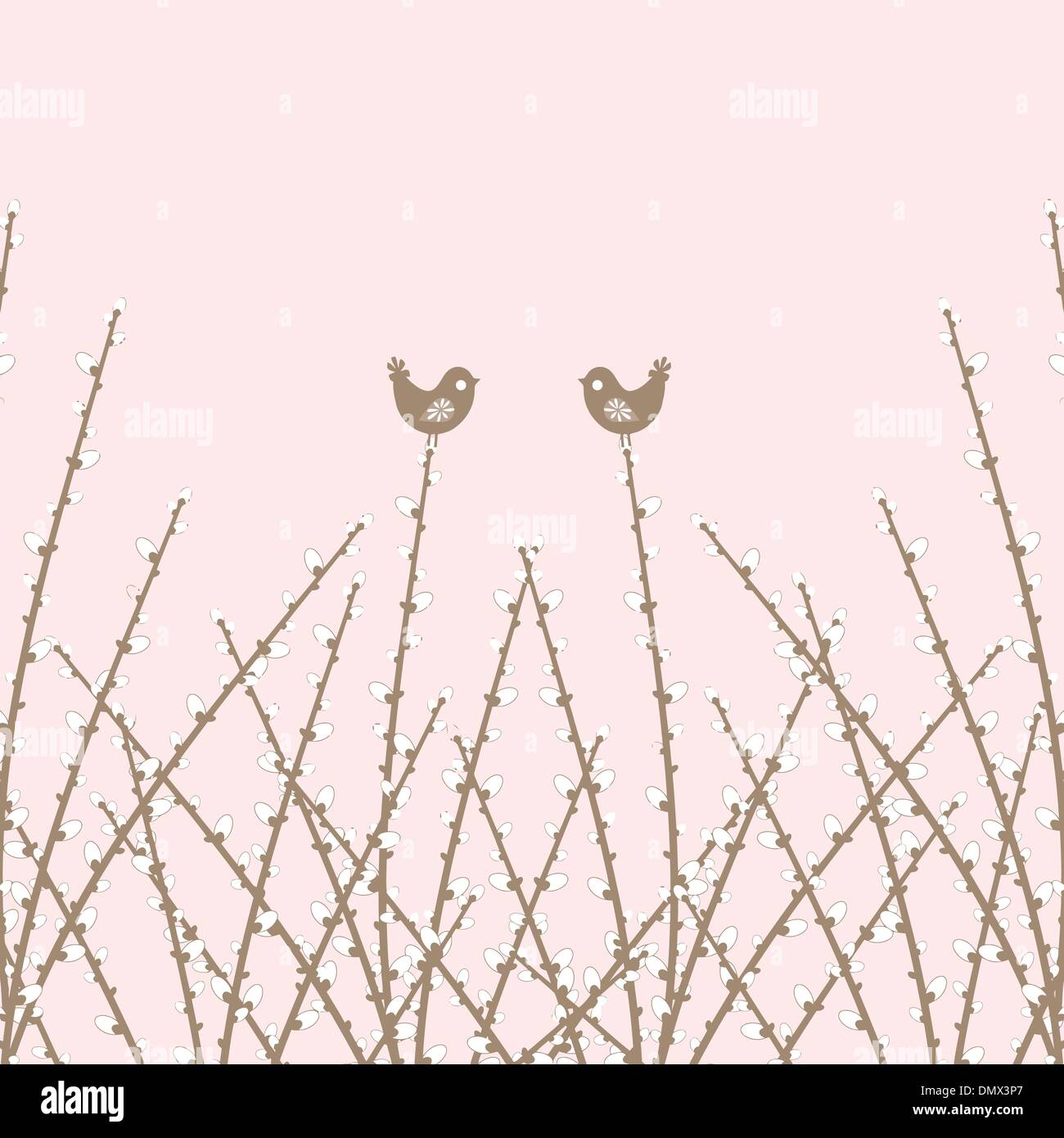 Pink willow Stock Vector Images - Alamy