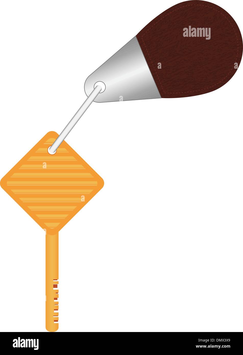 House key tag isolated Stock Vector Images - Alamy