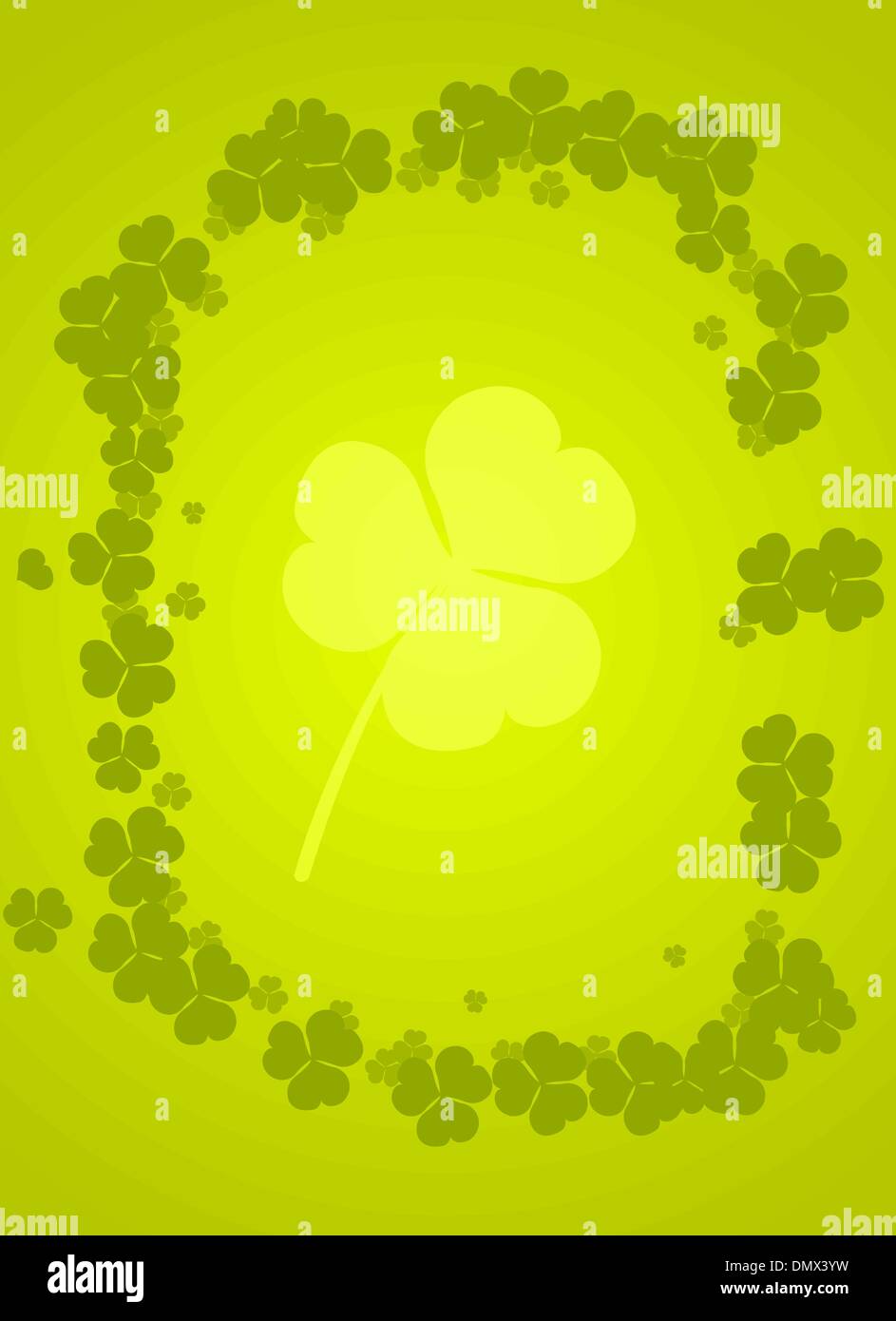 Clover vector vectors hi-res stock photography and images - Alamy