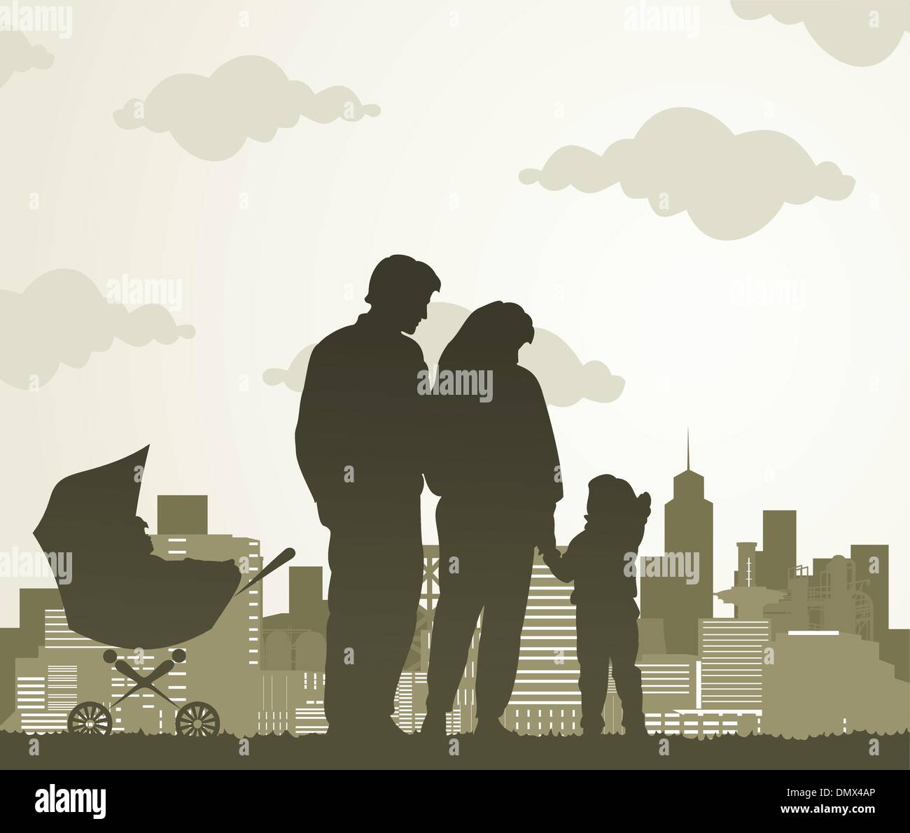 Pigeon walk Stock Vector Images - Alamy