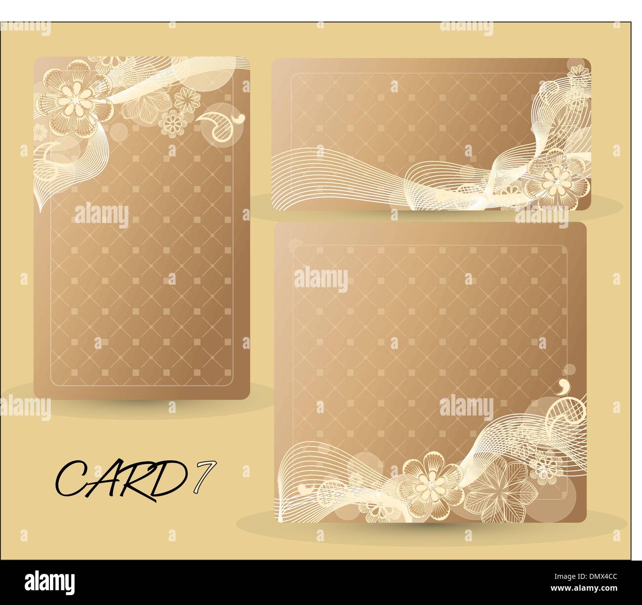 Blank birthday cards Stock Vector Images - Alamy