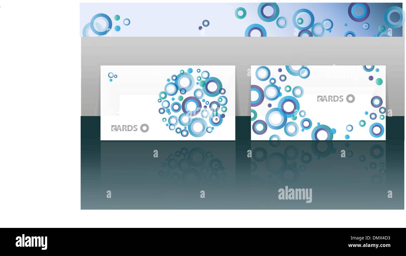 Blue wallpaper set Stock Vector Images - Alamy