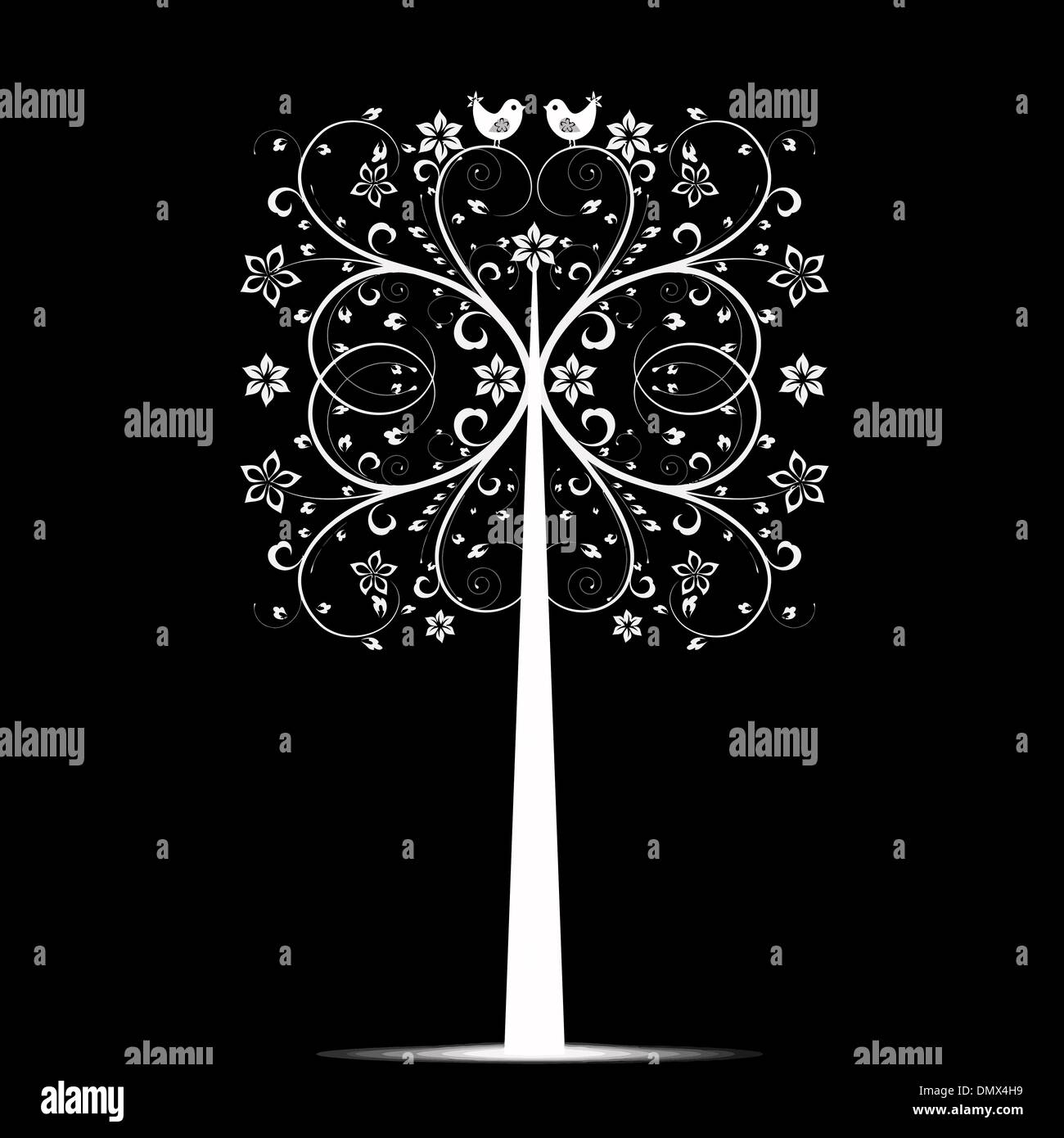 Purple birds Stock Vector Images - Alamy