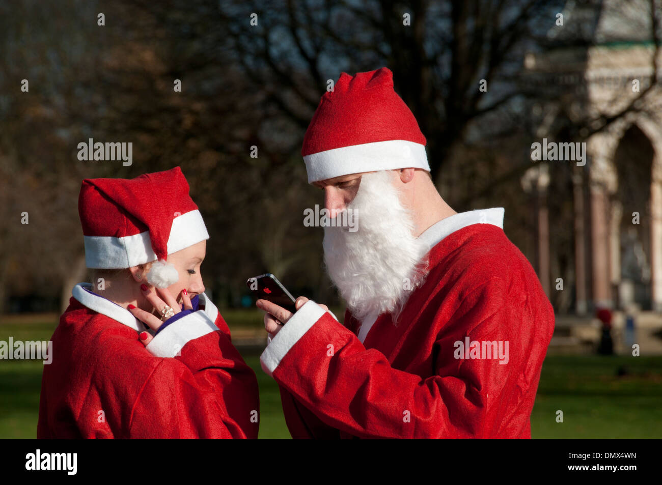 Santa suits hi-res stock photography and images - Alamy