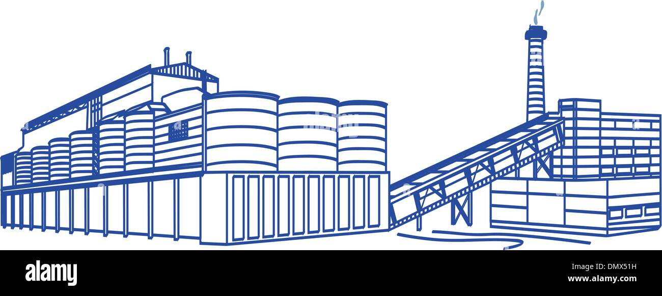 Industrial Factories Drawings