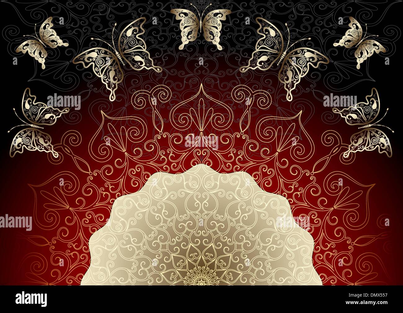 Black red gold Stock Vector Images - Alamy