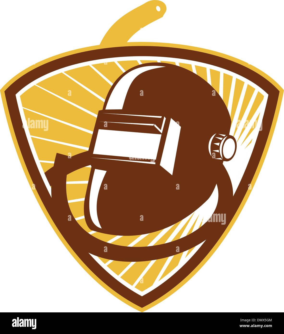 Welding shield Stock Vector Images - Alamy