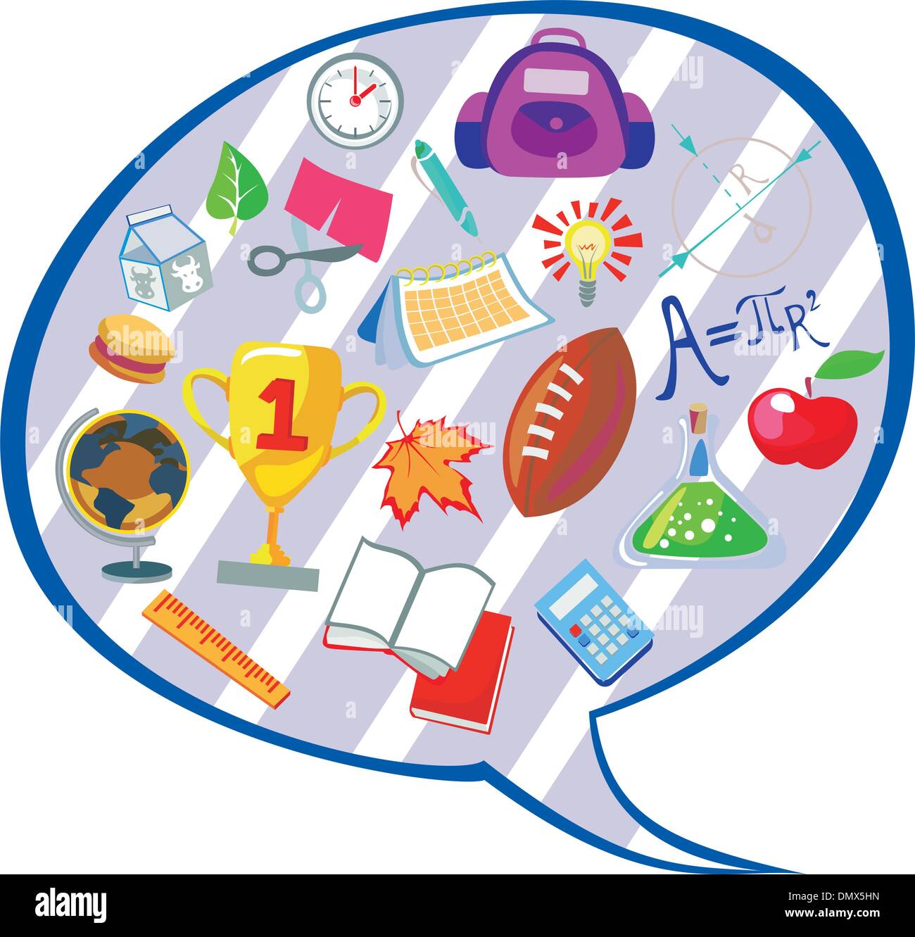 Speech school Stock Vector Images - Alamy