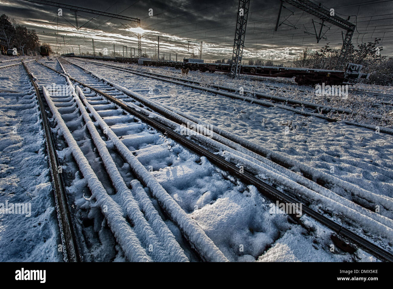 Dividing train hi-res stock photography and images - Alamy