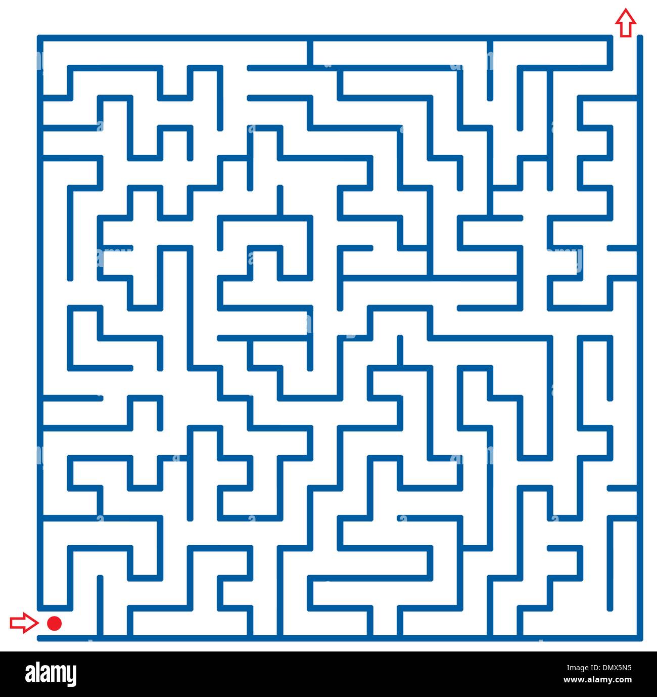 Clue to the maze Stock Vector Images - Alamy