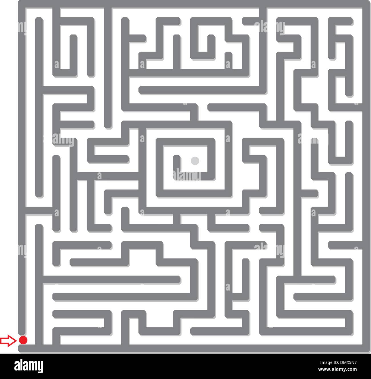 Endless maze Stock Vector Images - Alamy