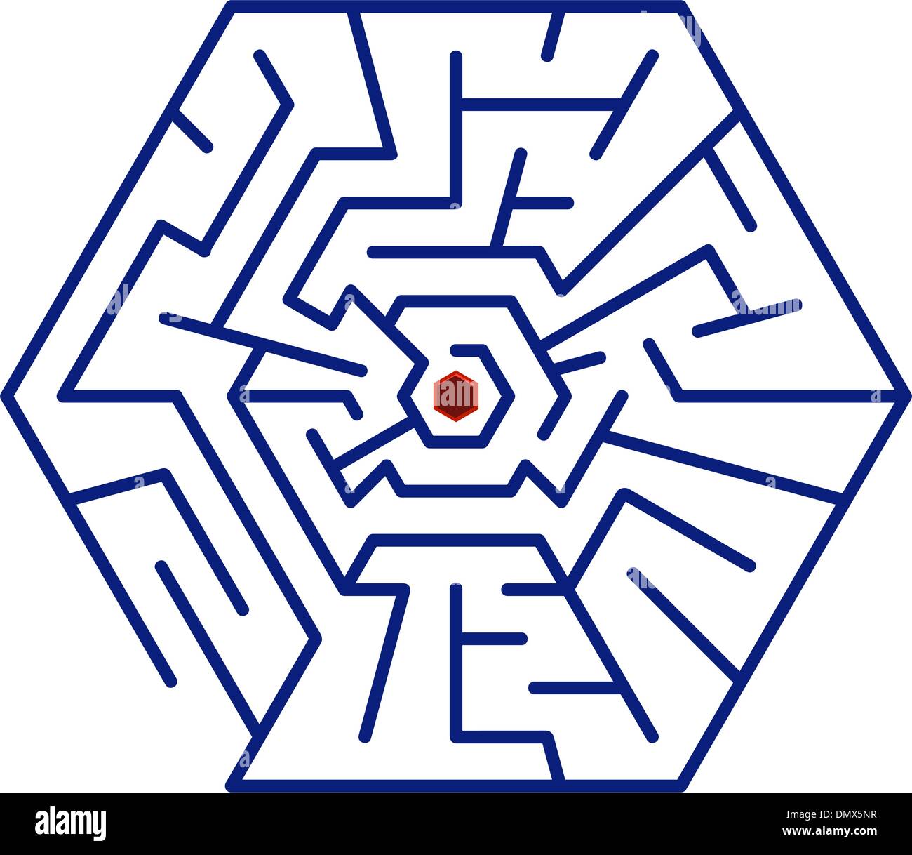 Entrance to maze Stock Vector Images - Alamy