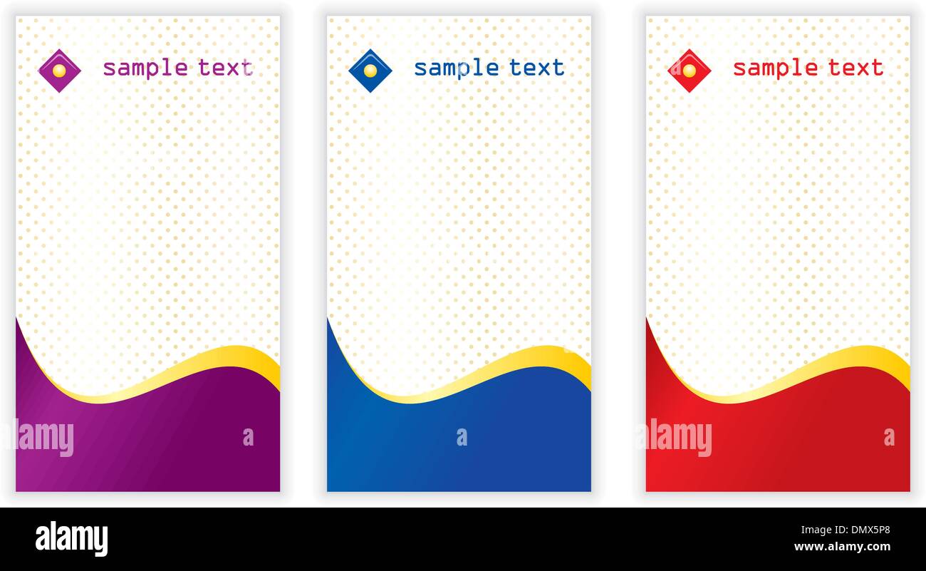 Vertical business card set hi-res stock photography and images - Alamy