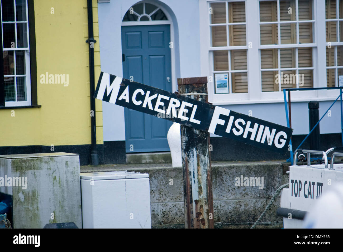 Sign mackerel fishing hi-res stock photography and images - Alamy