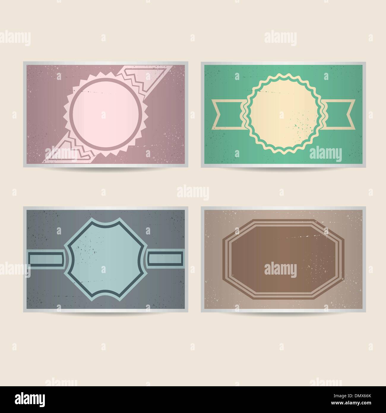 Retro cards hi-res stock photography and images - Alamy