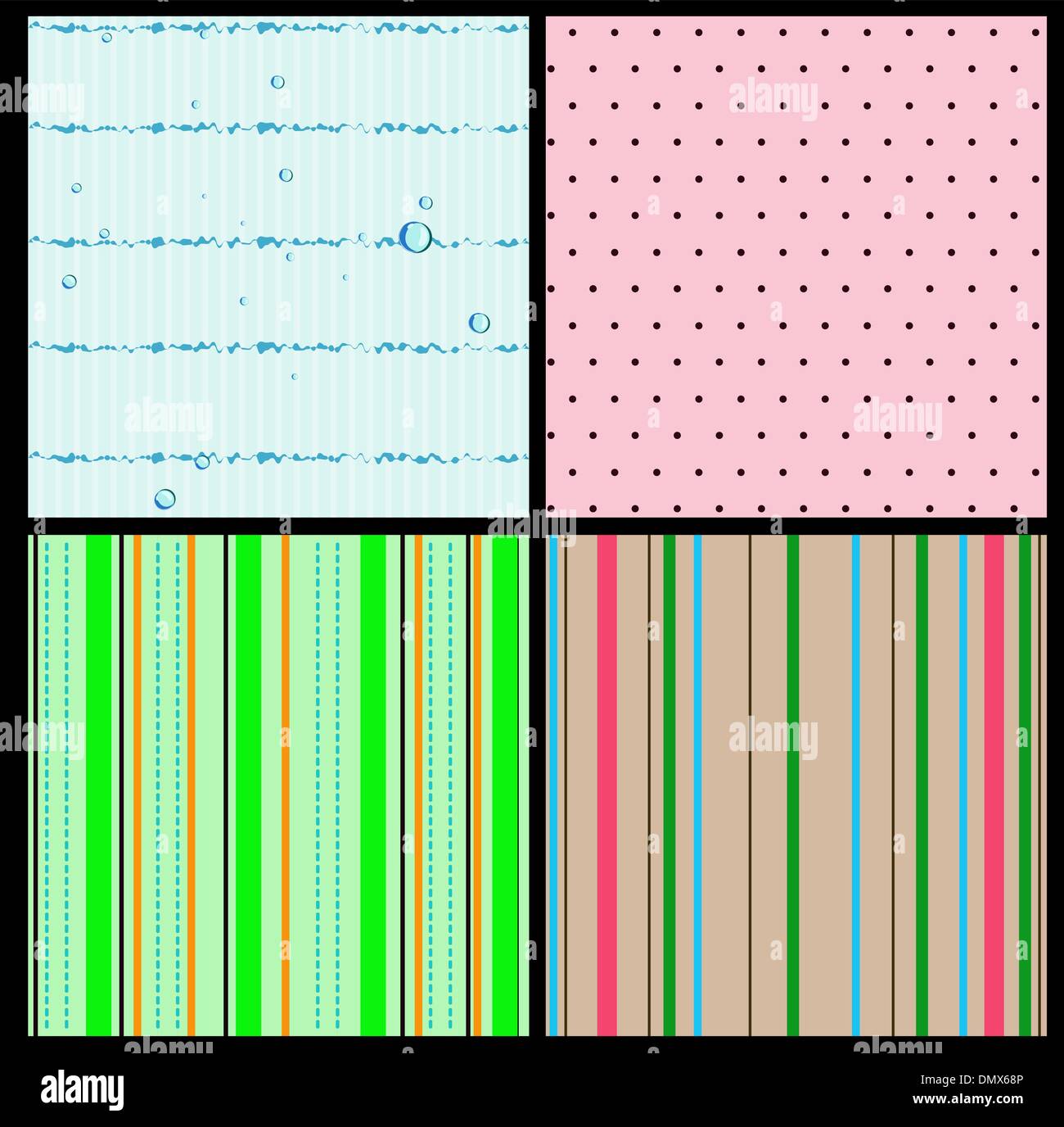 Set seamless textures Stock Vector Images - Alamy
