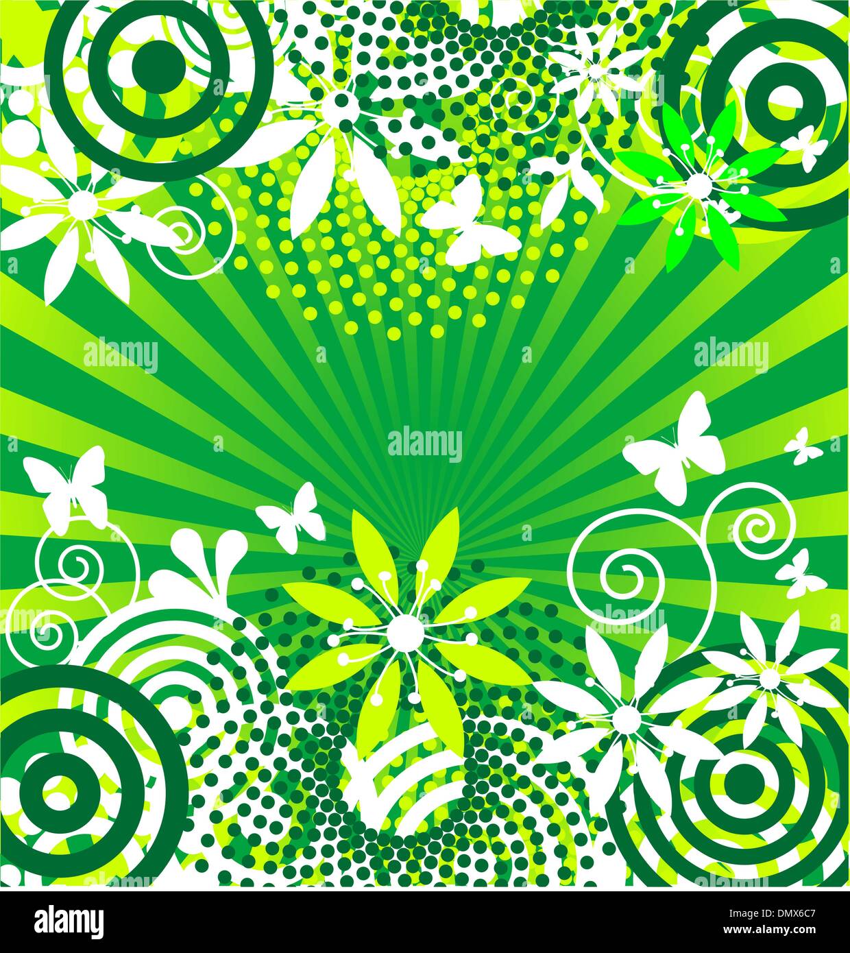 Spring flower bed Stock Vector Images - Alamy