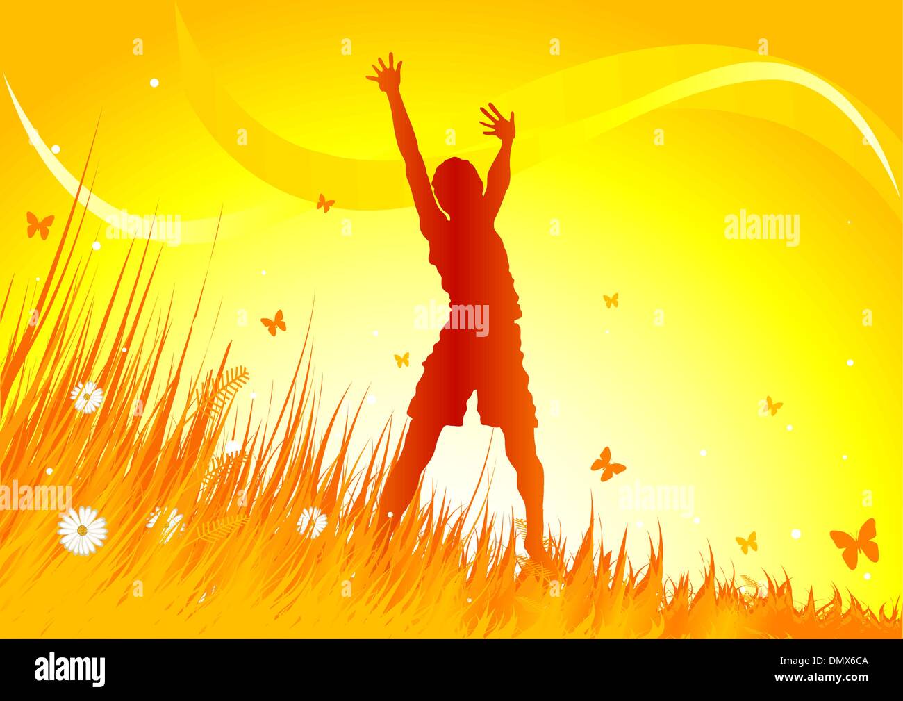 Meadow praise background Stock Vector Image & Art - Alamy