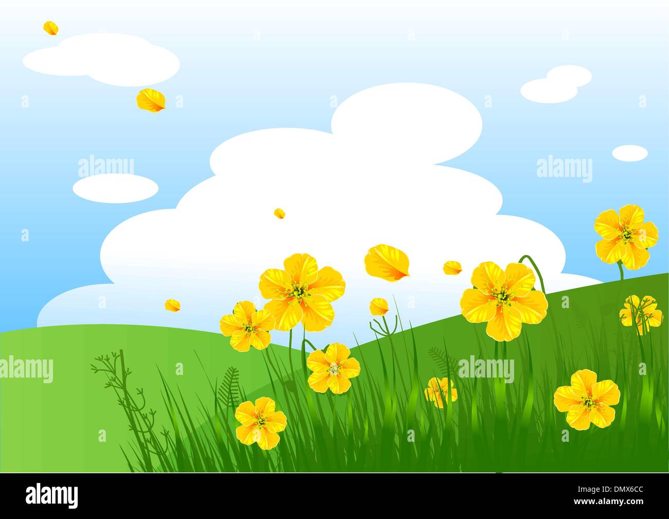 Background tranquil Stock Vector Images - Alamy
