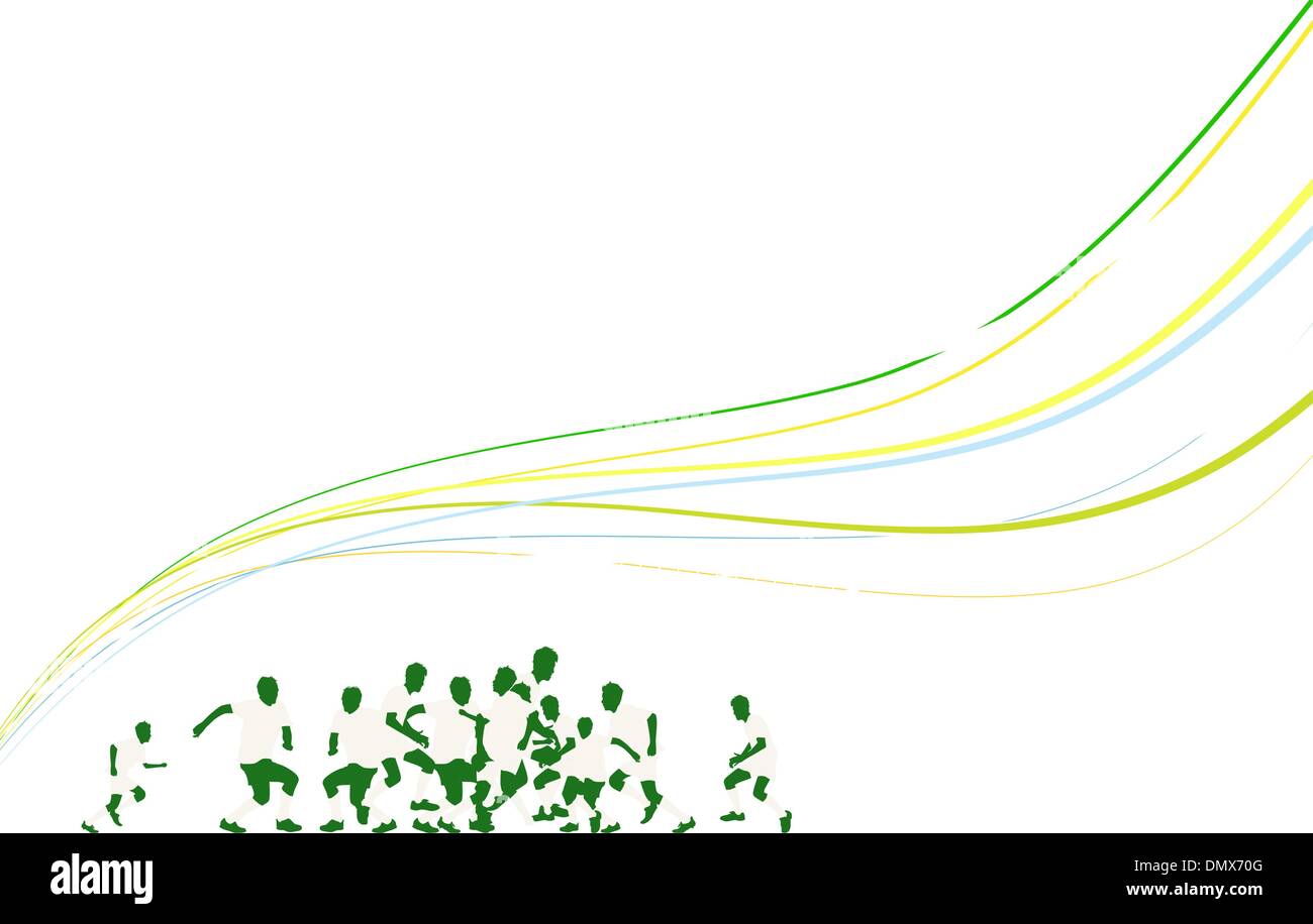 Sports soccer field team Stock Vector Images - Alamy