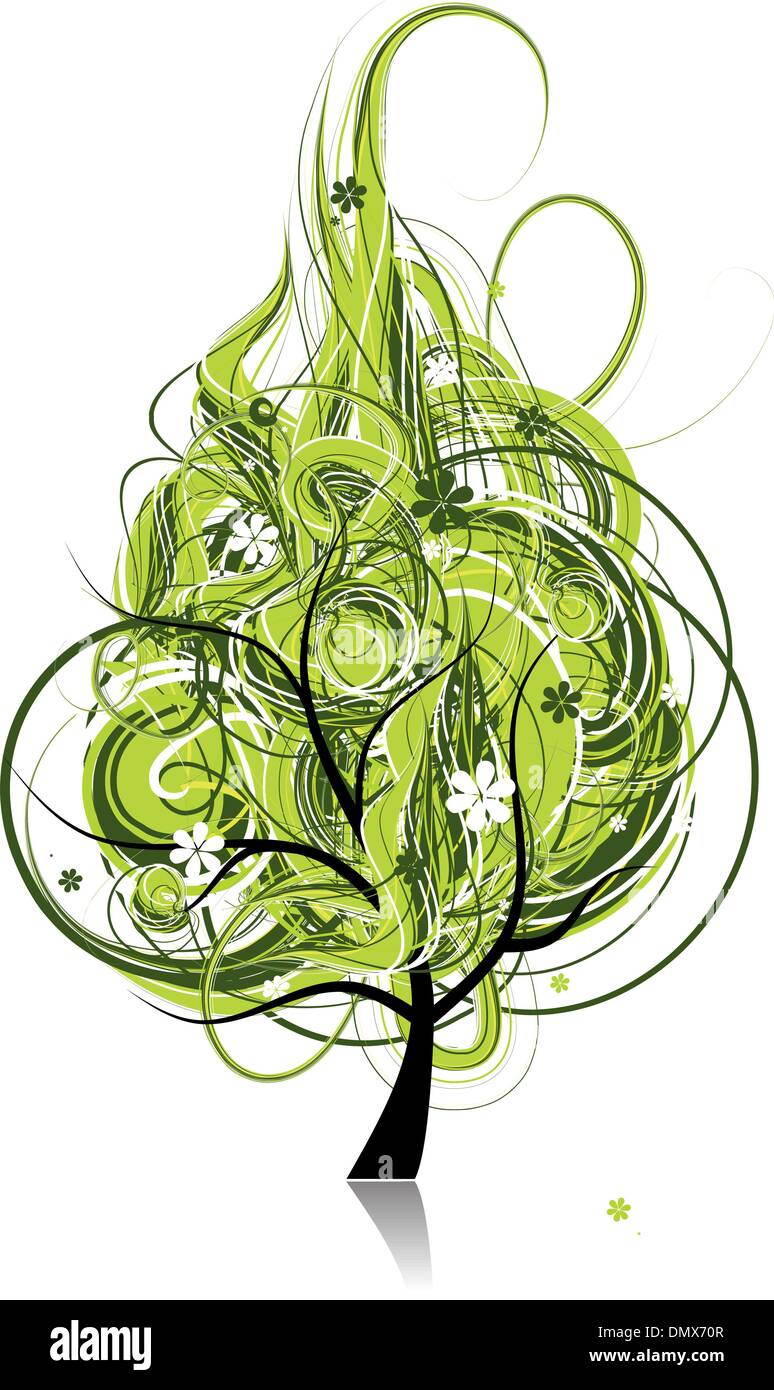 Art tree fantasy for your design Stock Vector Image & Art - Alamy