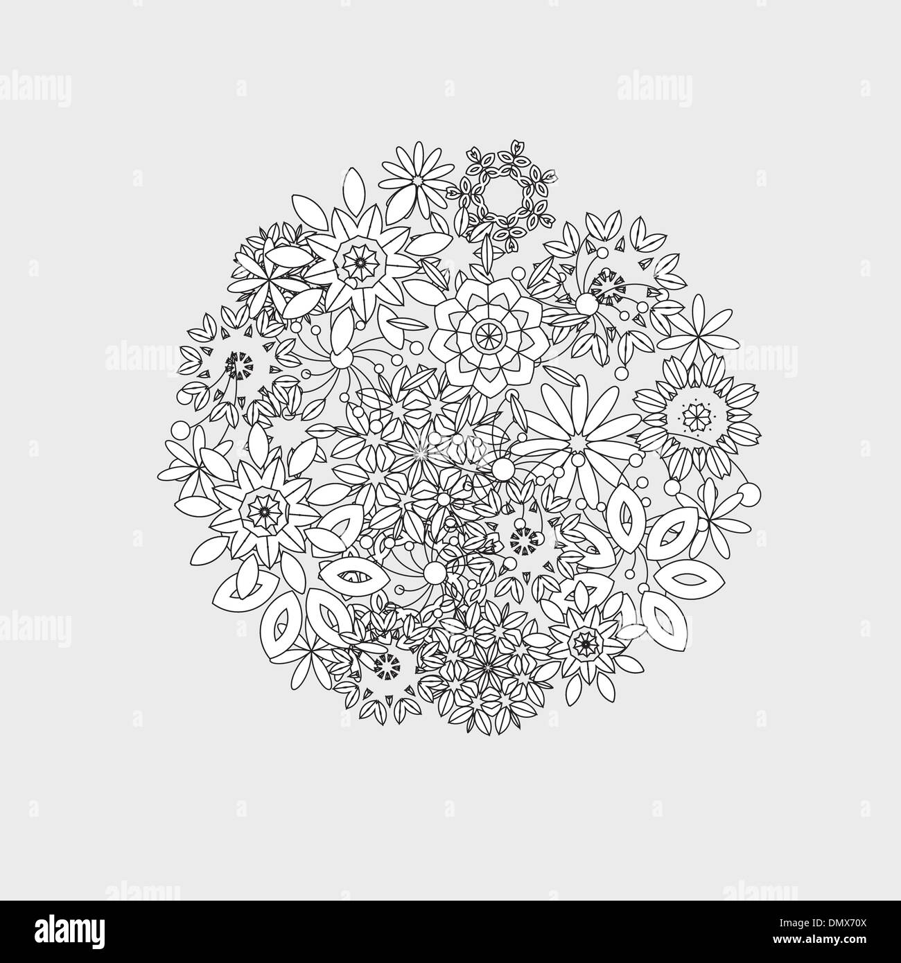 Abstract floral design Stock Vector Image & Art - Alamy