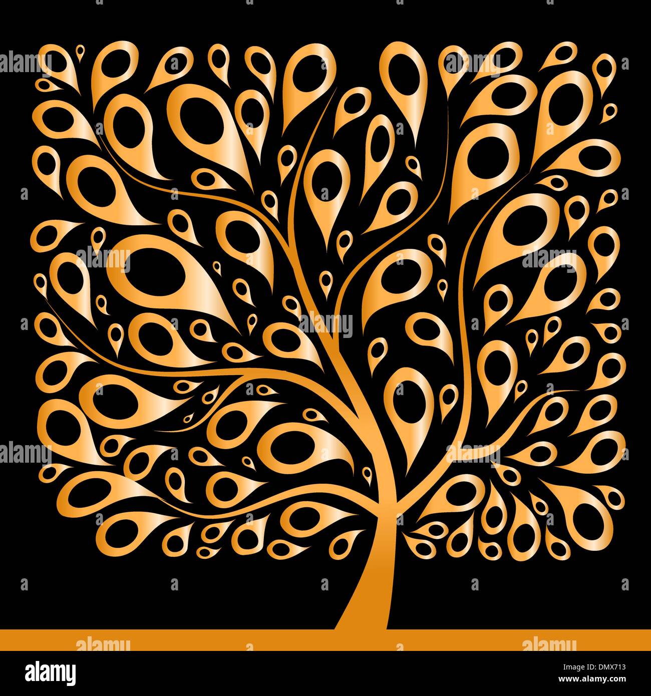 Gold bush Stock Vector Images - Alamy