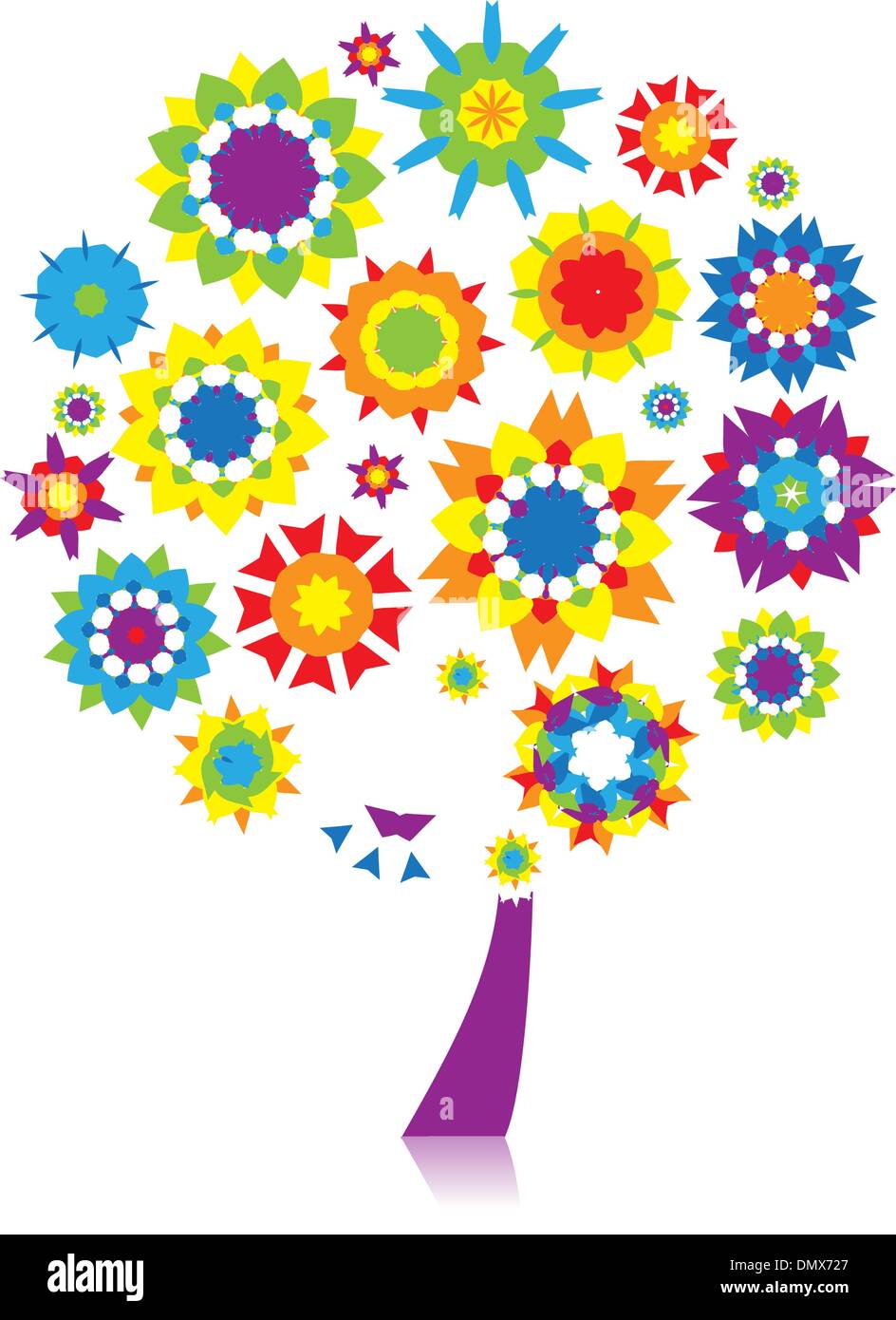 Floral tree beautiful for your design Stock Vector Image & Art - Alamy