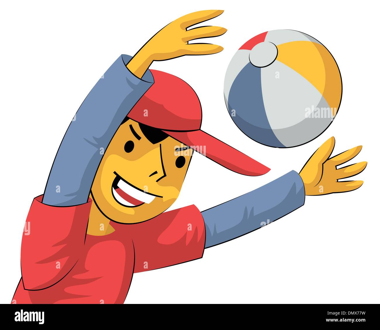 Teenager playing sport Cut Out Stock Images & Pictures - Alamy