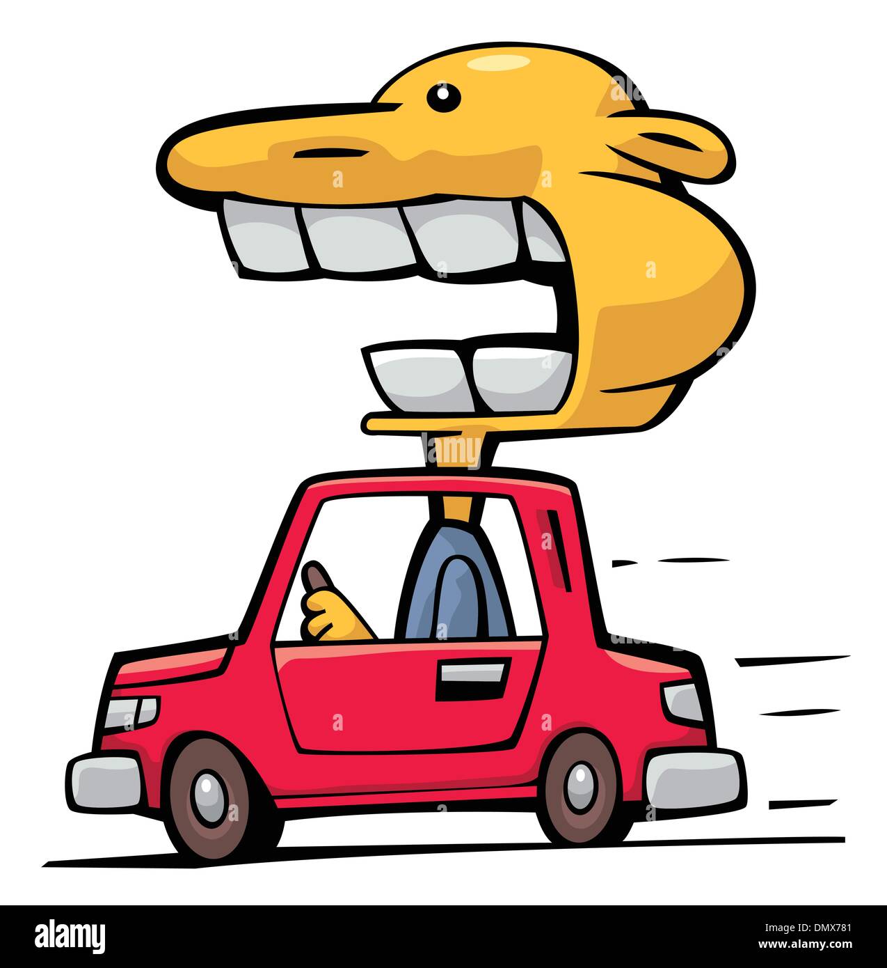 Crazy driver Stock Vector Images - Alamy