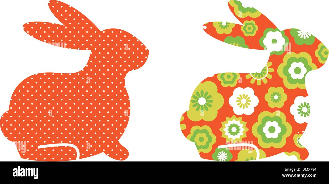 Abstract bunnies Stock Vector Images - Alamy