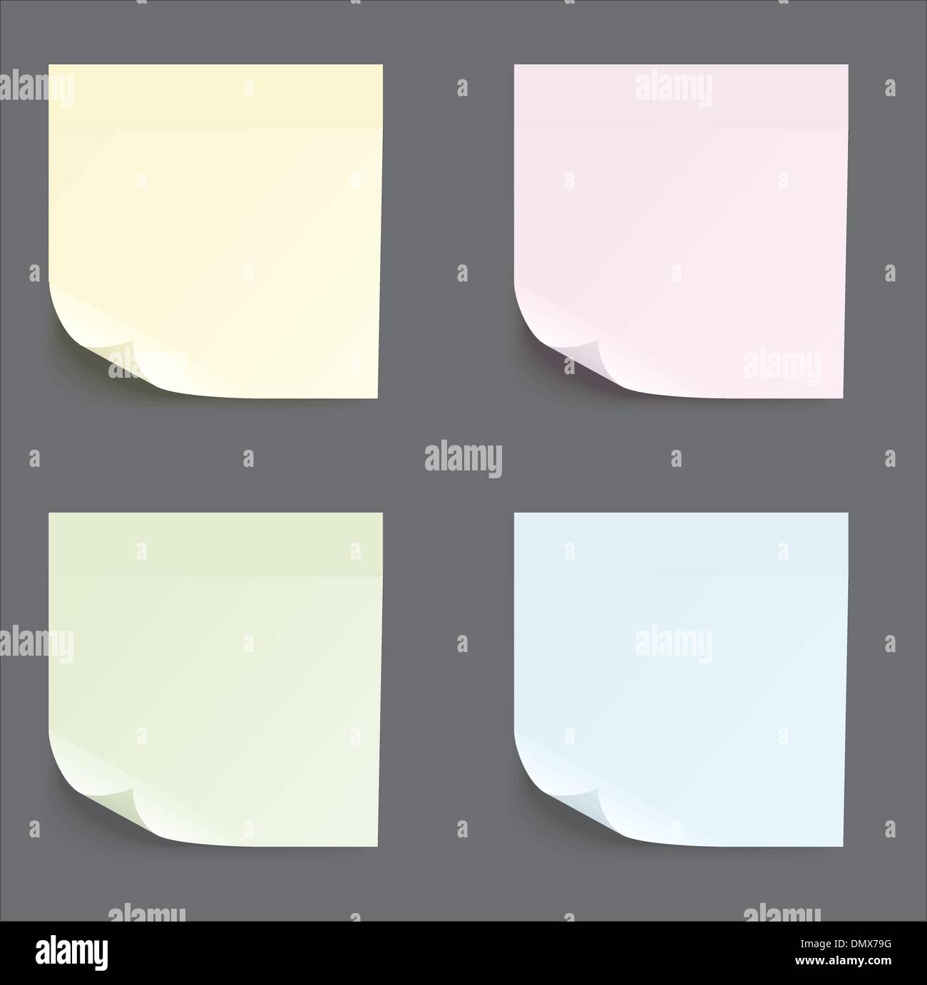 Set of different color stickers Stock Vector Image & Art - Alamy
