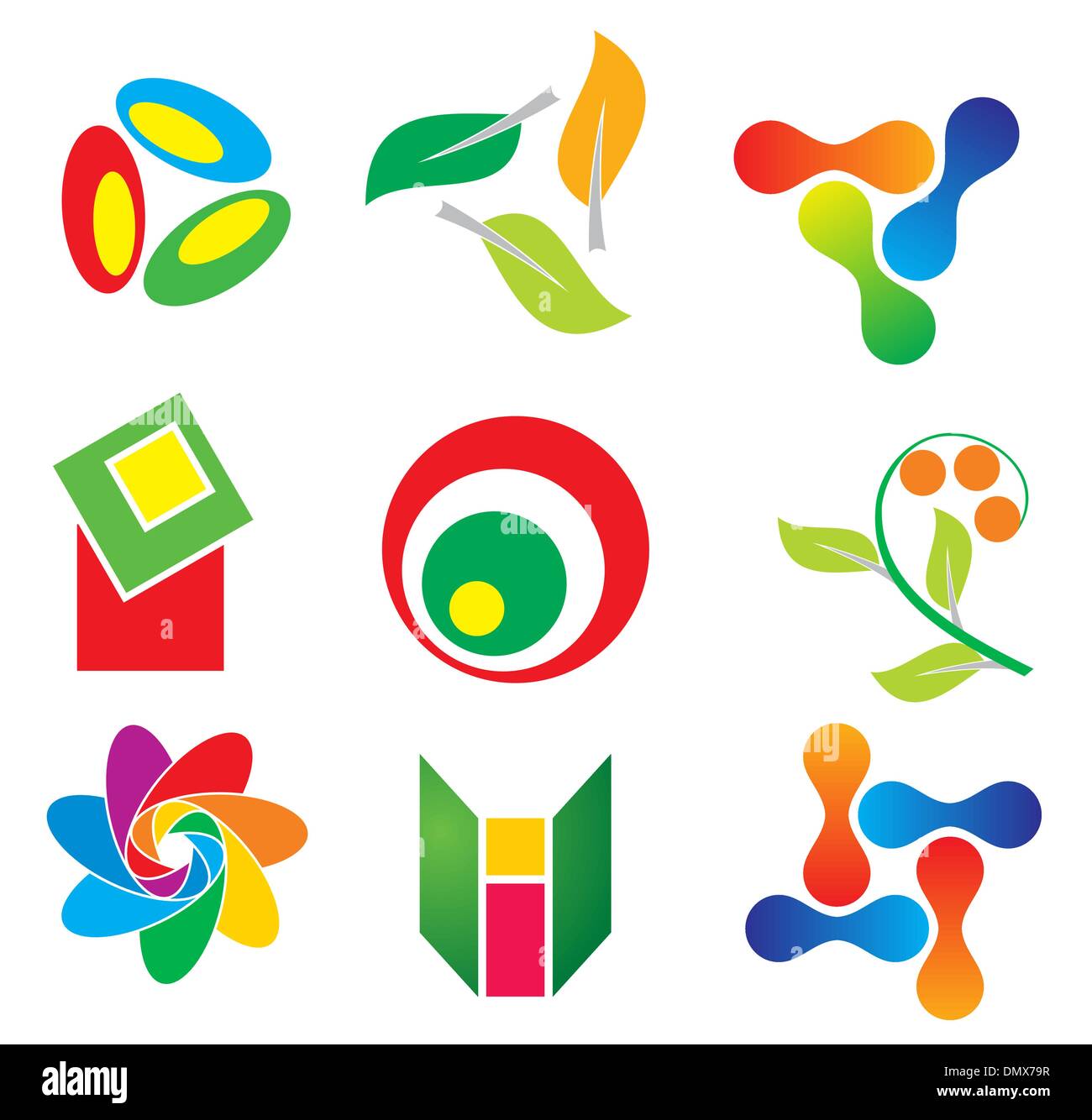 Abstract round icons Cut Out Stock Images & Pictures - Alamy