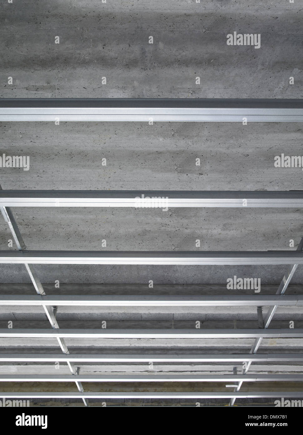 Concrete ceiling detail Stock Photo - Alamy