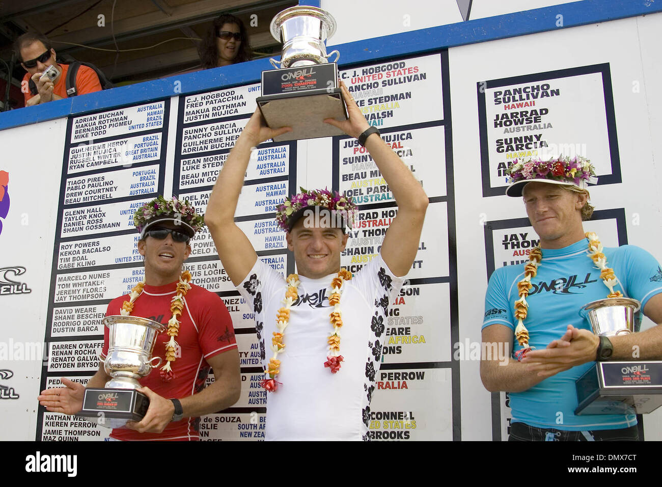 Dec 06, 2005; Sunset Beach, Oahu, Hawaii, USA; JAKE PATERSON (Aus) wins ...